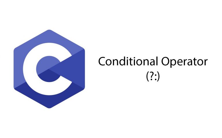 Conditional Operator In C Language with Example (?:) - Born to Solve, Learn to Code || Code ...